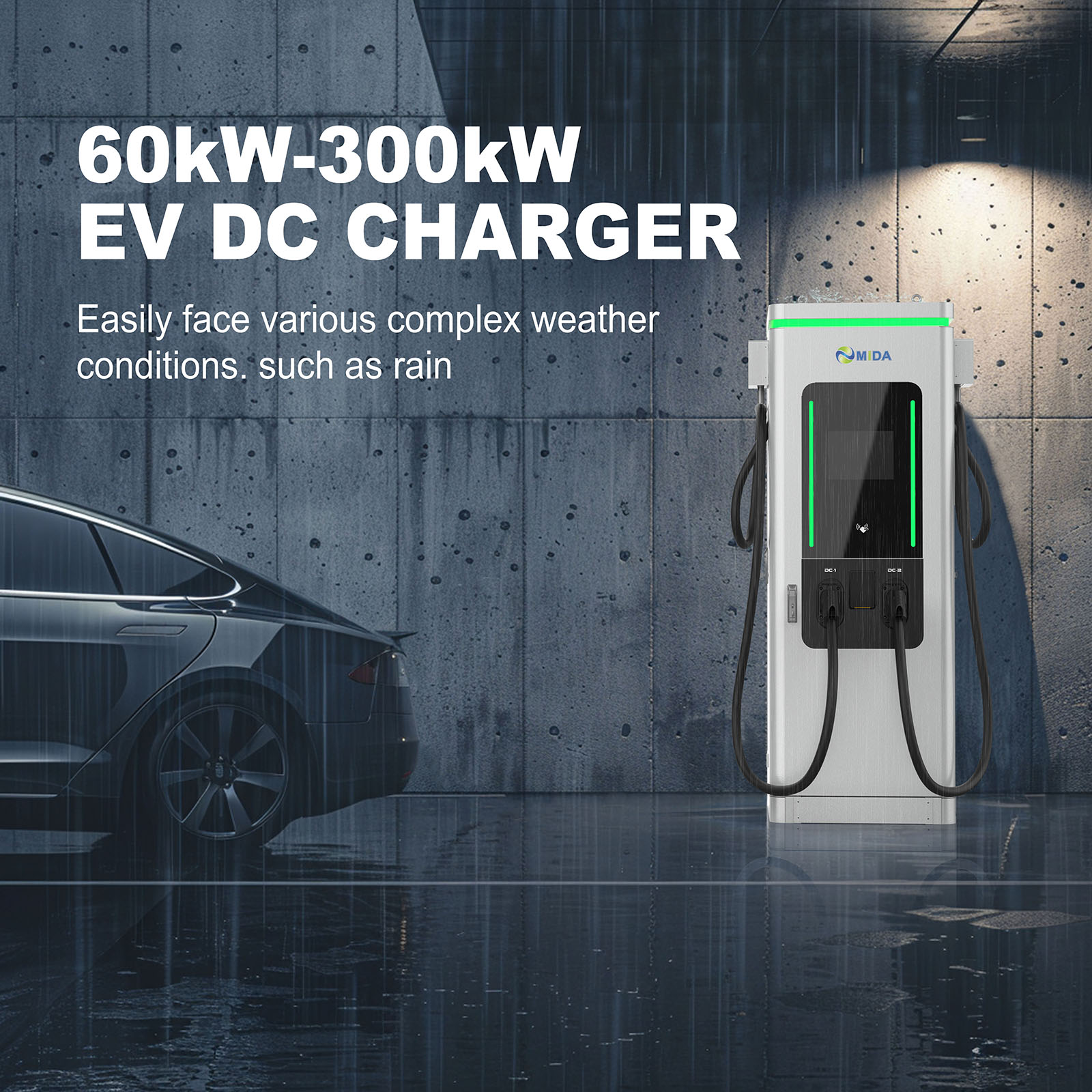 China Level 3 DC charger ETL/UL certificated DC Charger CCS1 + Tesla DC ...