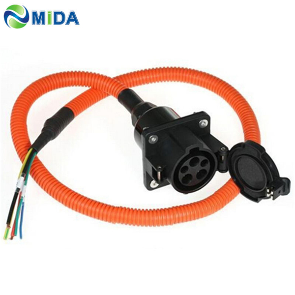 China 70A 80Amp SAE J1772 Socket Type 1 EV Charging Inlets factory and ...