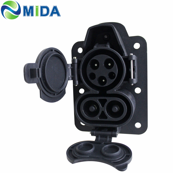 China DC Fast E V CCS Type 1 Charging Socket 150A 200A Combo 1 Inlets ...