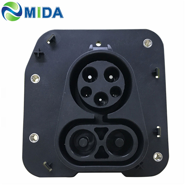 China 80A 125A 150A CCS1 Vehicles Inlets Type 1 Charging Socket DC Fast ...