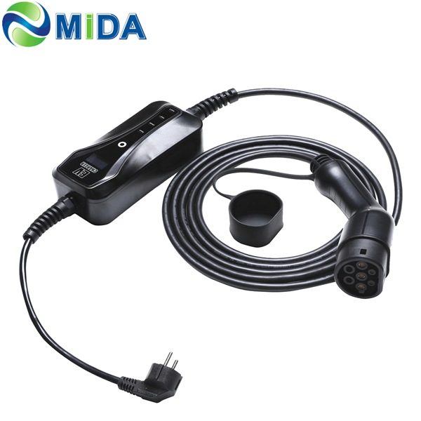 China Level 2 Charger 8A 10A 13A 16A IEC62196 Type 2 Portable E V ...