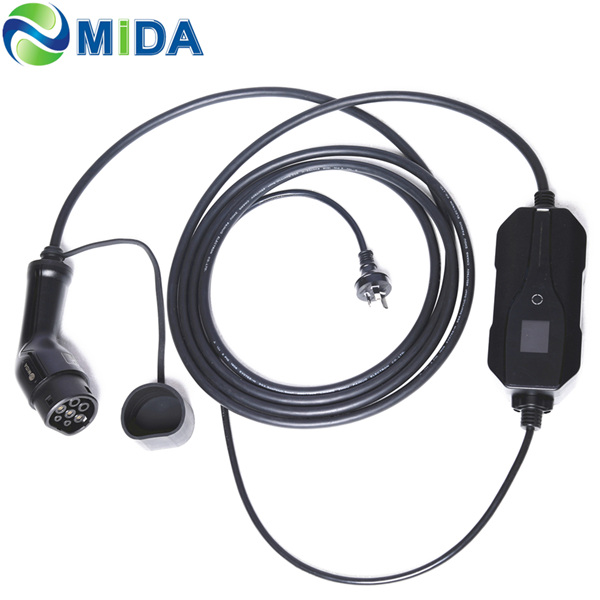 China Level 2 EV Charger Type 2 6A 8A 10A Type 2 female Plug EV ...