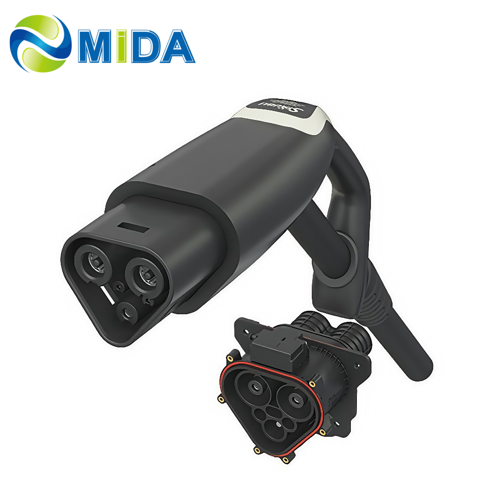 China MCS Charging Connector 1000A 1500A 3000A Megawatt Charging System ...