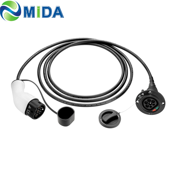 China 32A Type 2 EV Extension Cable IEC 62196-2 Type 2 Female Plug to ...