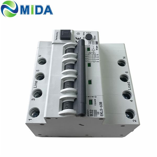 C40 RCBO B Type 40A 30mA RCD MCB C40 Type B 40Amp Circuit Breaker